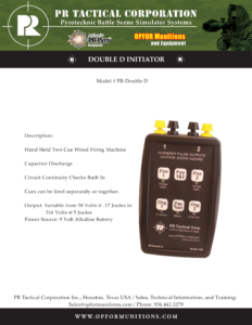 Remote Detonator & Firing Systems | PR Tactical Corporation